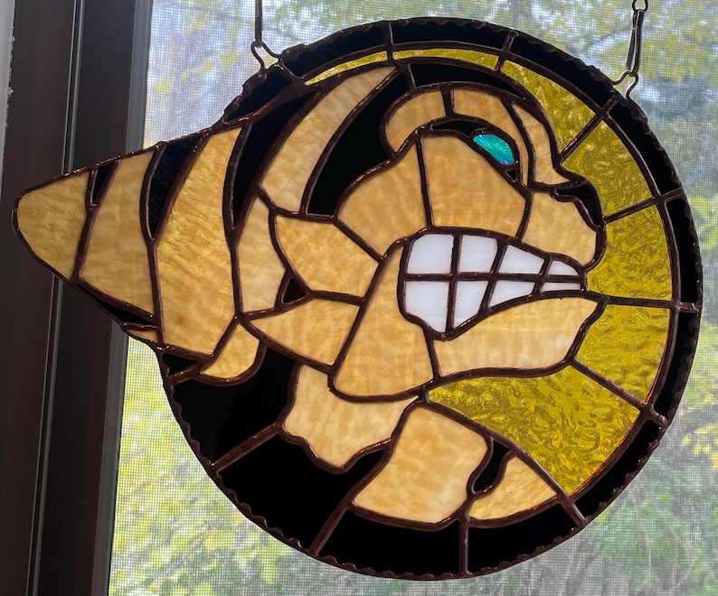 Ratchet & Clank Stained Glass Pattern: Lombax Design, Commercial ...