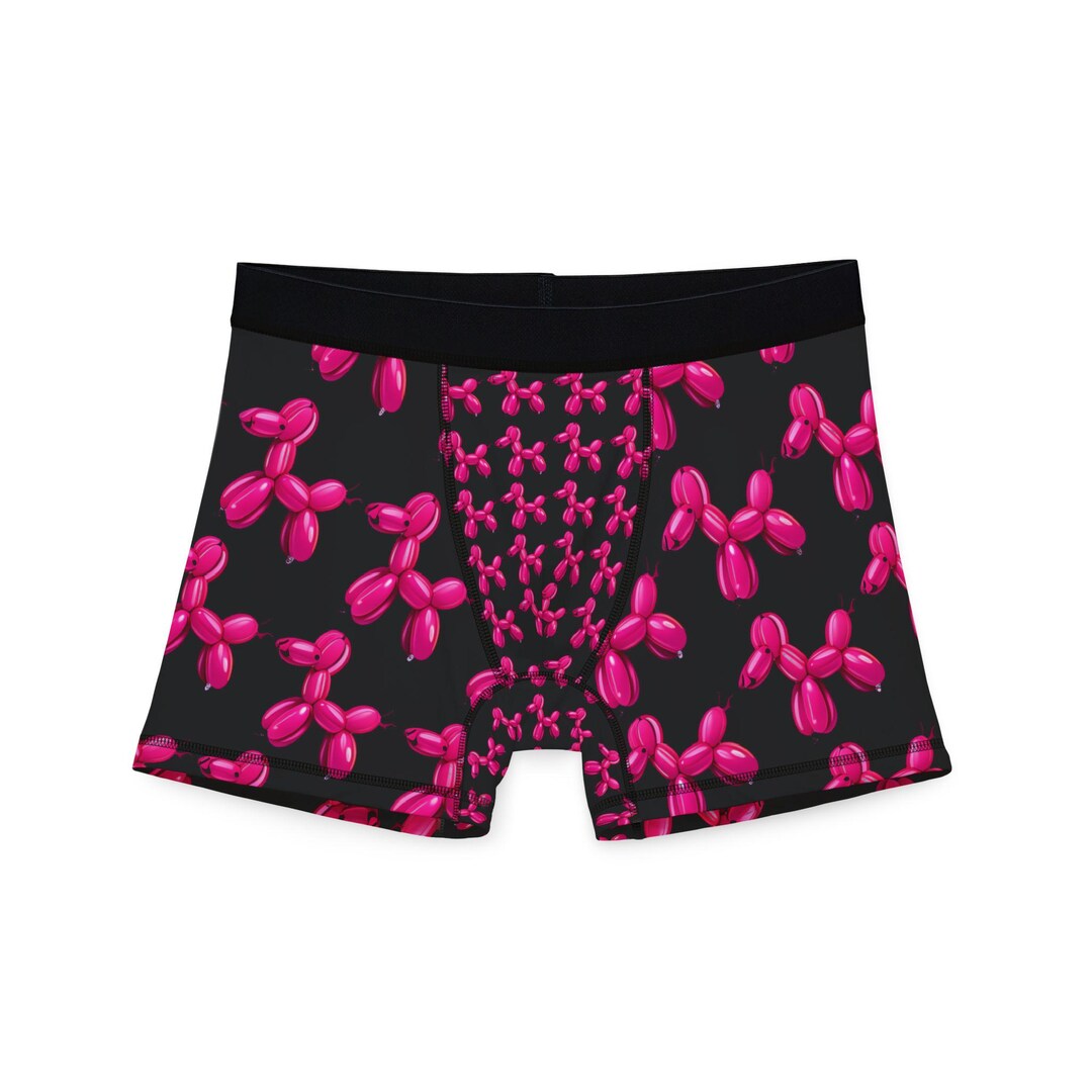 Boxer Shorts, Fun Balloon Dogs Print, Men's Underwear, Novelty Lingerie ...