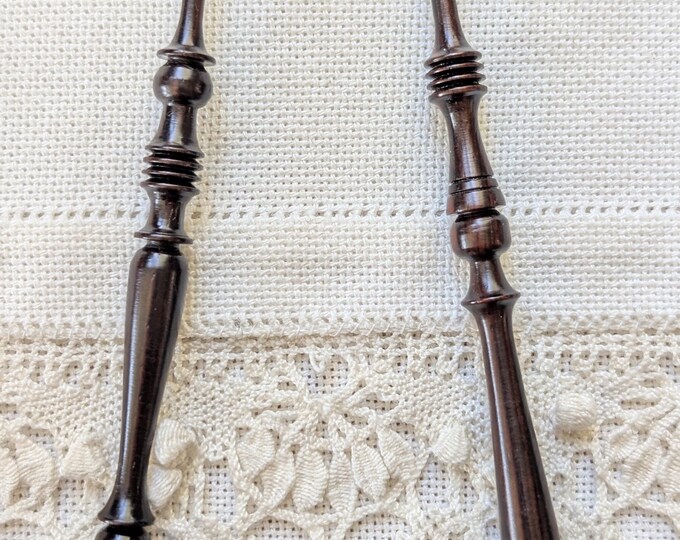 Pair of Shapely Dark Timber Lace Bobbins. - Etsy