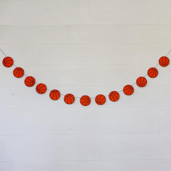 Basketball Garland - Etsy