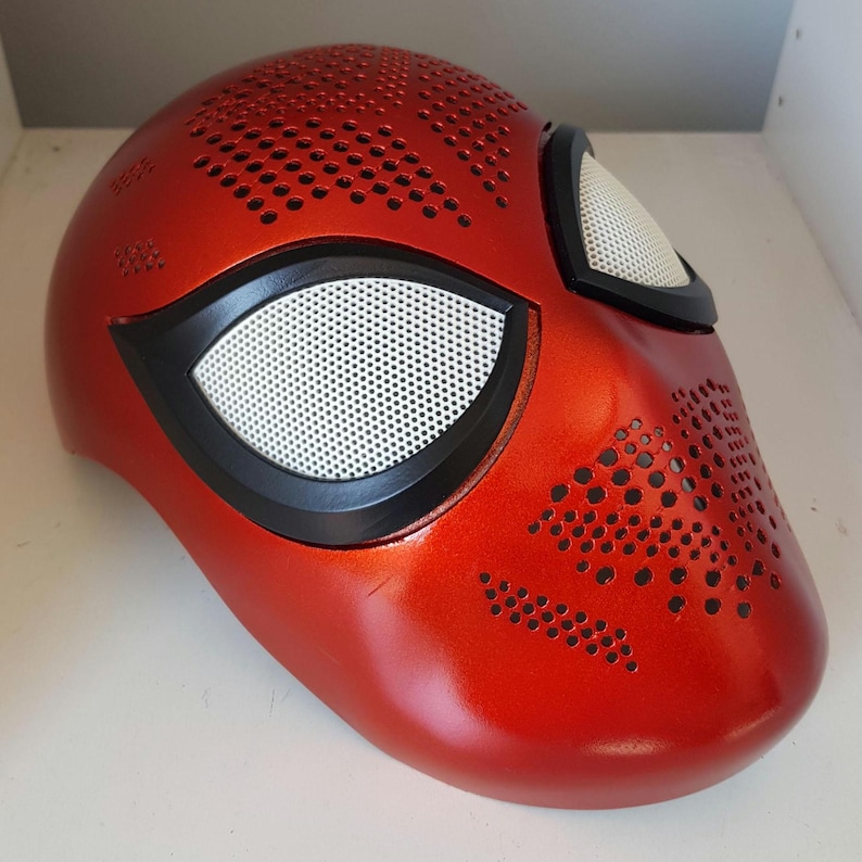 Spiderman Faceshell, Cosplay,raw, Finished 3d Print, Custom Sized - Etsy