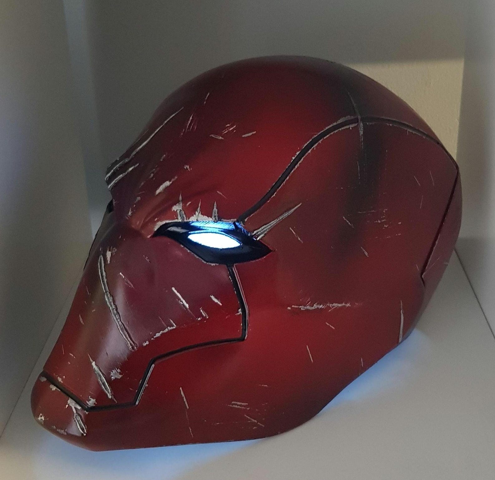Redhood Finished Battle Damaged OR Raw 3D Printed Cosplay Helmet ...