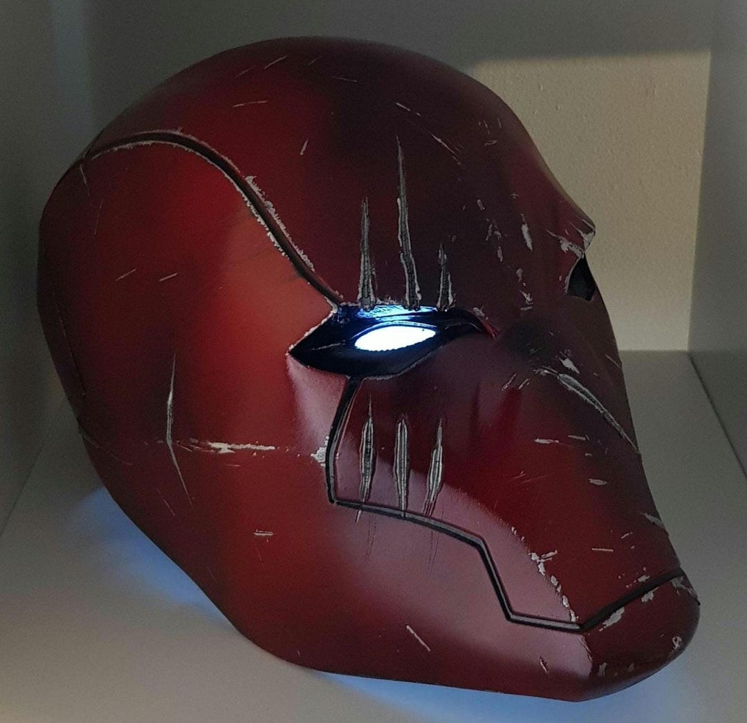Redhood Finished Battle Damaged OR Raw 3D Printed Cosplay Helmet ...