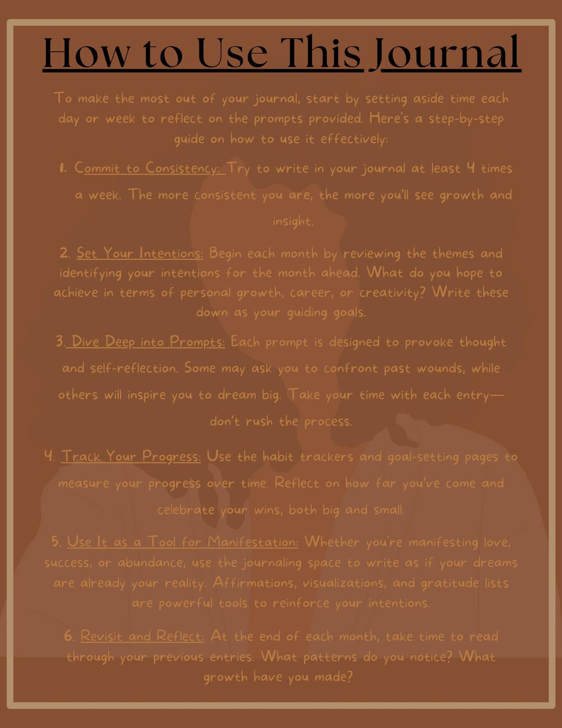 Guided Journal for Personal Growth - Etsy