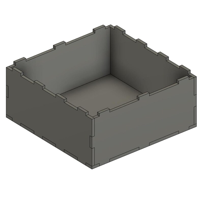 Laser Giftbox Interlock 1/4" Wood DXF (files Only) - Etsy