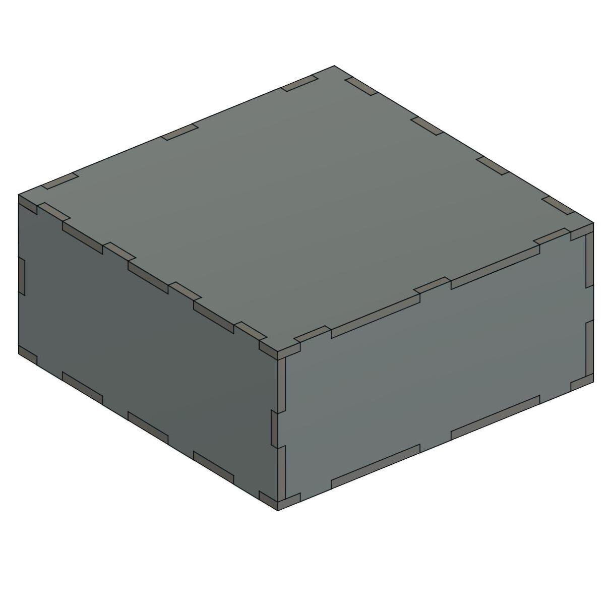 Laser Giftbox Interlock 1/4" Wood DXF (files Only) - Etsy