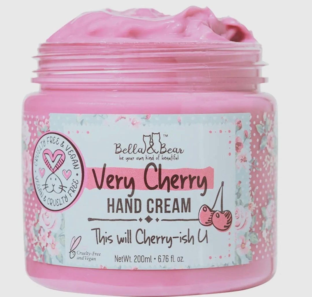 Very Cherry Hand Cream - Etsy