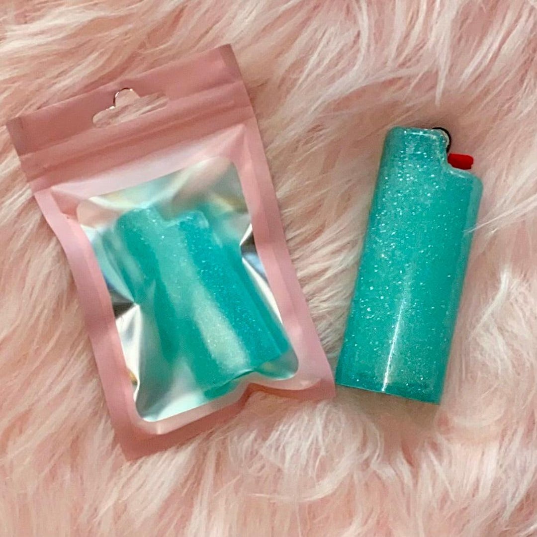 Light Blue MINI BIC Lighter Case - Etsy