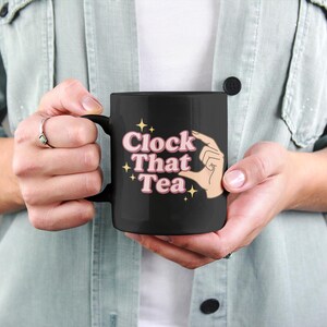 Clock That Tea PNG | Digital Download | Clip Art | Trendy PNG - Etsy