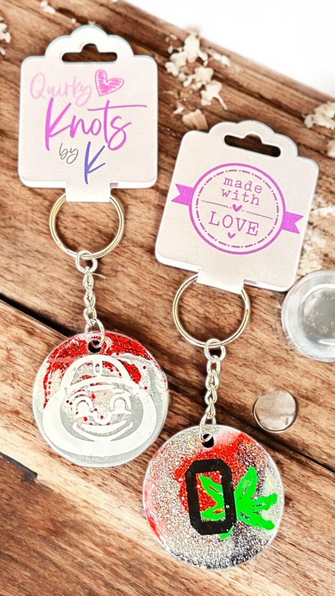 OSU Keychain - Etsy