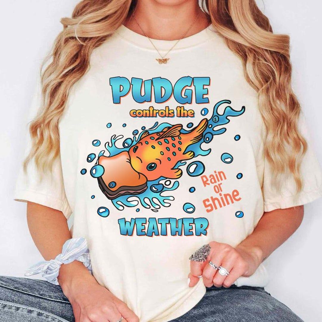 Disney Lilo and Stitch Pudge Controls the Weather Rain or Shine T-shirt ...