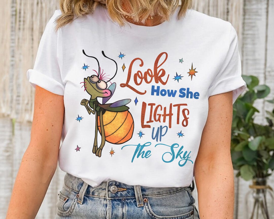 Disney Ray Firefly Look How She Lights up the Sky T-shirt, Disney ...