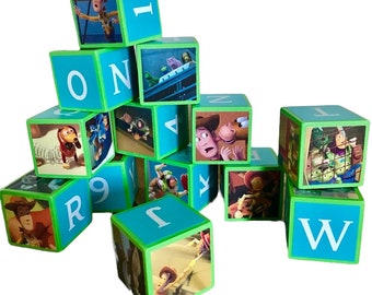 Toy Story Blocks - Etsy