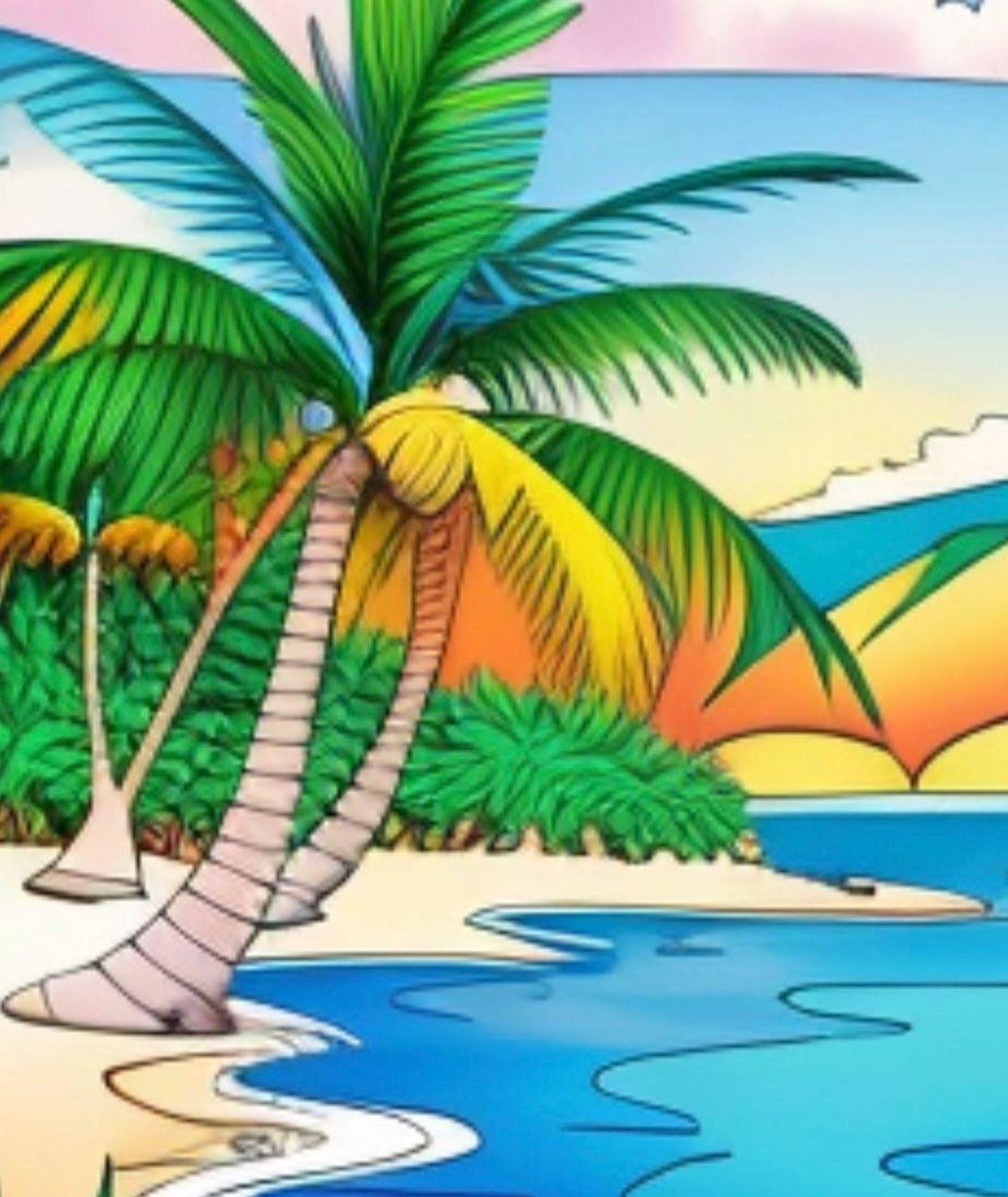 40 Ocean and Beach-themed Coloring Pages (digital Download) | by the ...