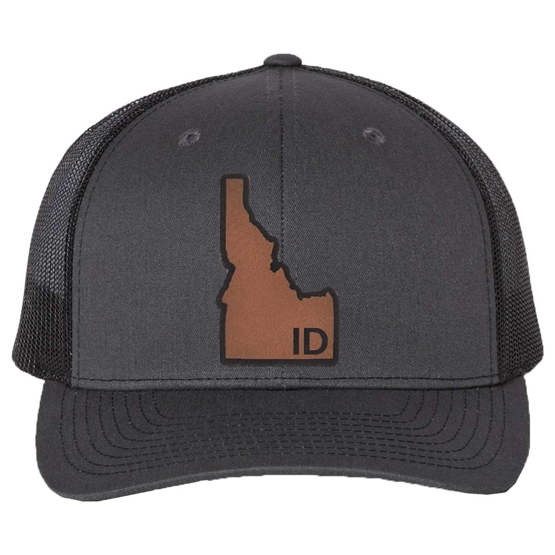 Idaho Leather Patch Hat | Richardson 112 | State of Idaho | Leather ...