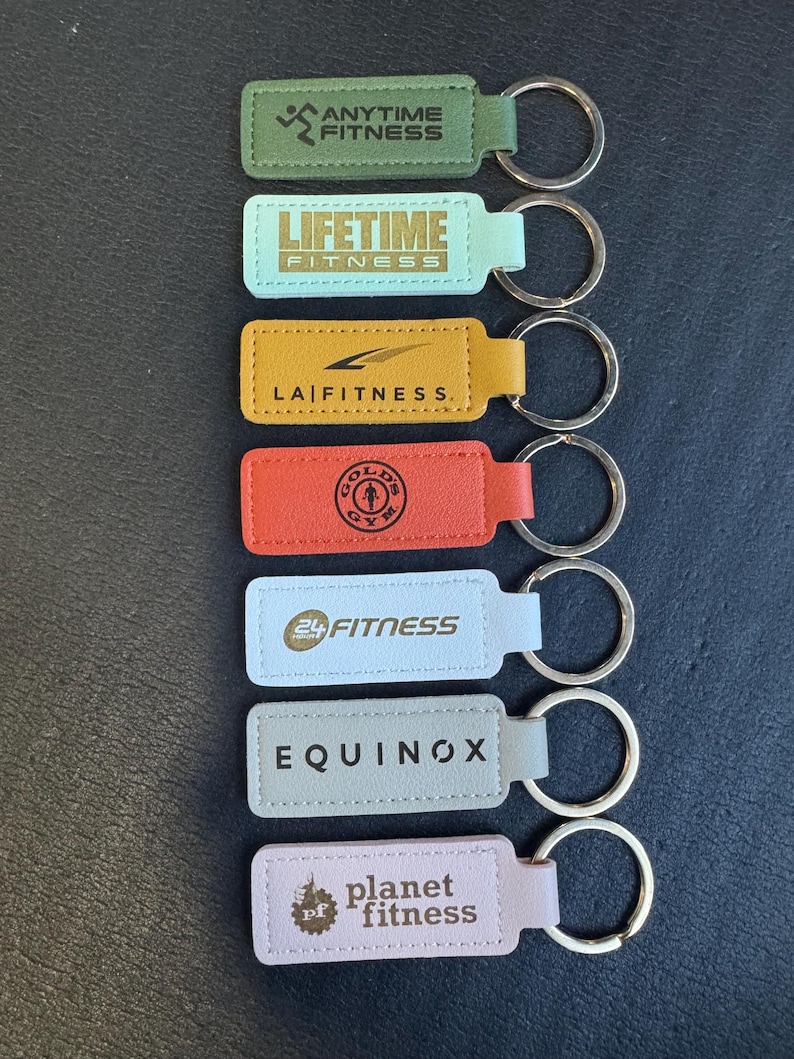 Gym Barcodes Custom Engraved | PU Leather | Durable and Sustainable - Etsy