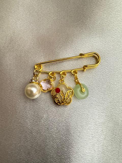 Jade Handmade Brooch - Etsy
