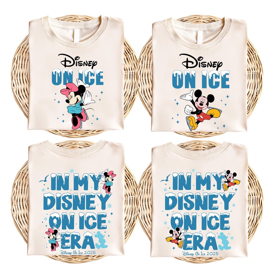 In My Disney on Ice Era Shirt, Mickey & Minnie on Ice Shirt, Matching ...