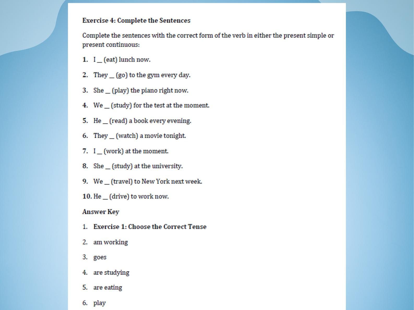 ESL Grammar Worksheets, 35 English Practice Sheets (PDF) - Etsy
