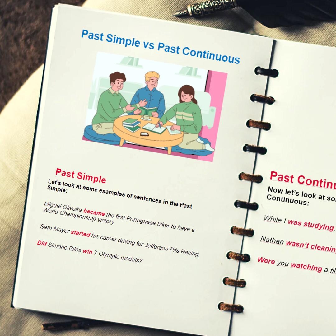 Past Simple Vs Past Continuous PPT, Grammar Practice, Learning English ...