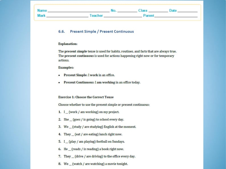 ESL Grammar Worksheets, 35 ESL Practice Sheets, Answer Keys Included ...