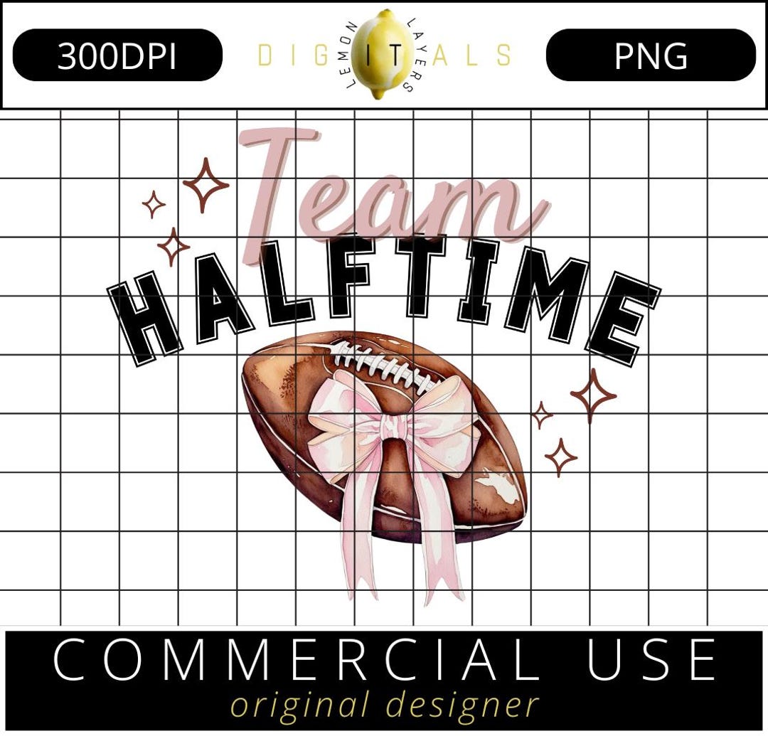 Halftime Football Bow PNG, Super Bowl, Digital Download - Etsy