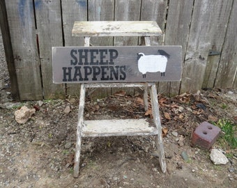 Rustic Sheep Sign - Etsy