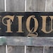 Hand Painted Rustic ANTIQUES Wood Sign Primitive Vintage Look Custom ...