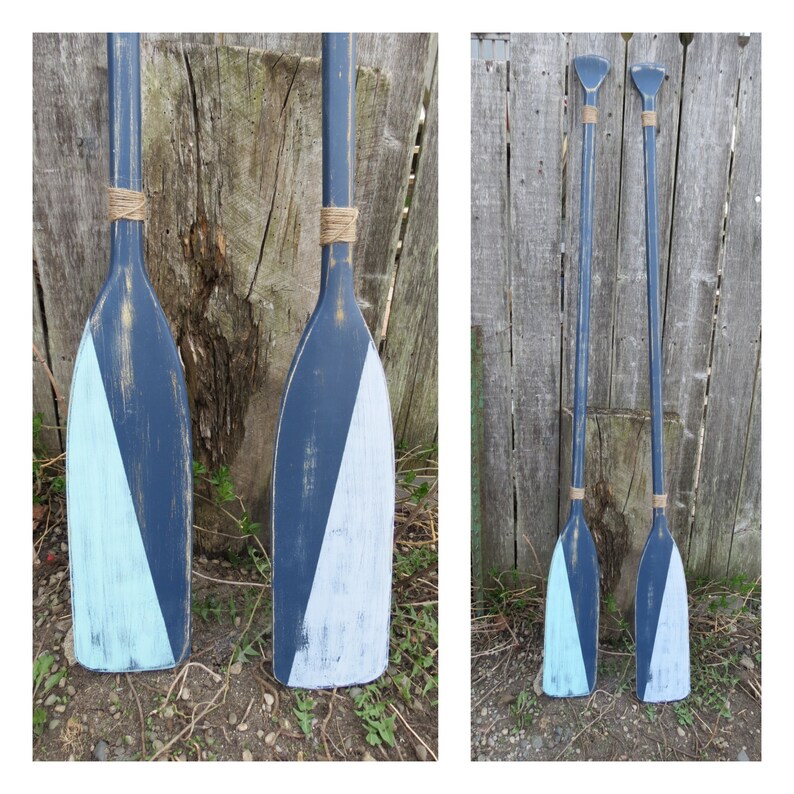 Oar Wall Decor Decorative Oar 5 Ft Painted Oar Nautical - Etsy
