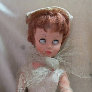 Creepy Old Bride Doll, Vintage Horror Collectible, Zombie Bride Spooky ...