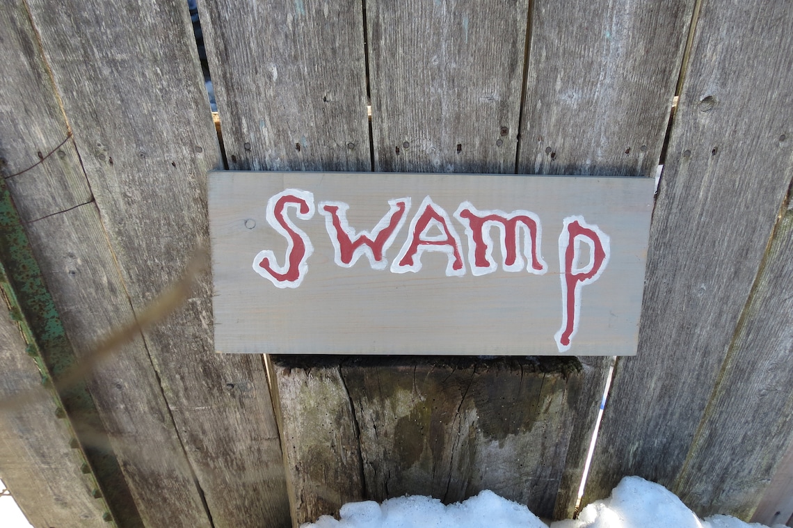 Hand Painted wood Sign SWAMP MASH Movie Memorabilia MASH | Etsy