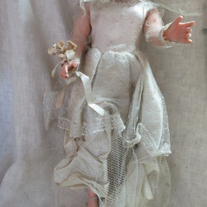 Creepy Old Bride Doll, Vintage Horror Collectible, Zombie Bride Spooky ...