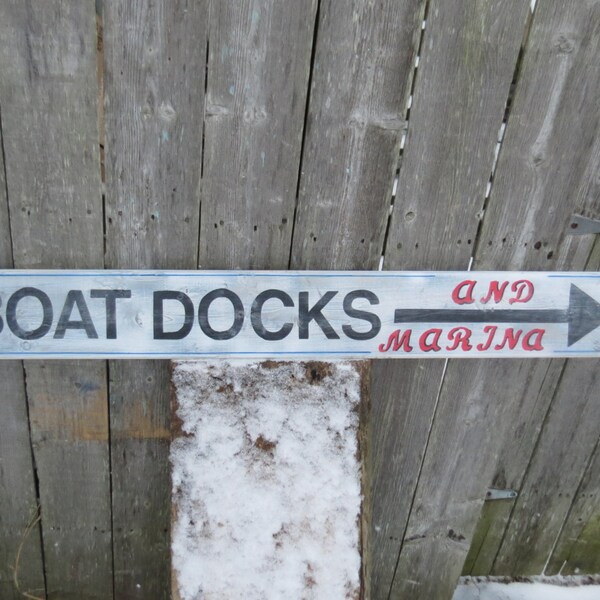 Boat Marina Sign - Etsy