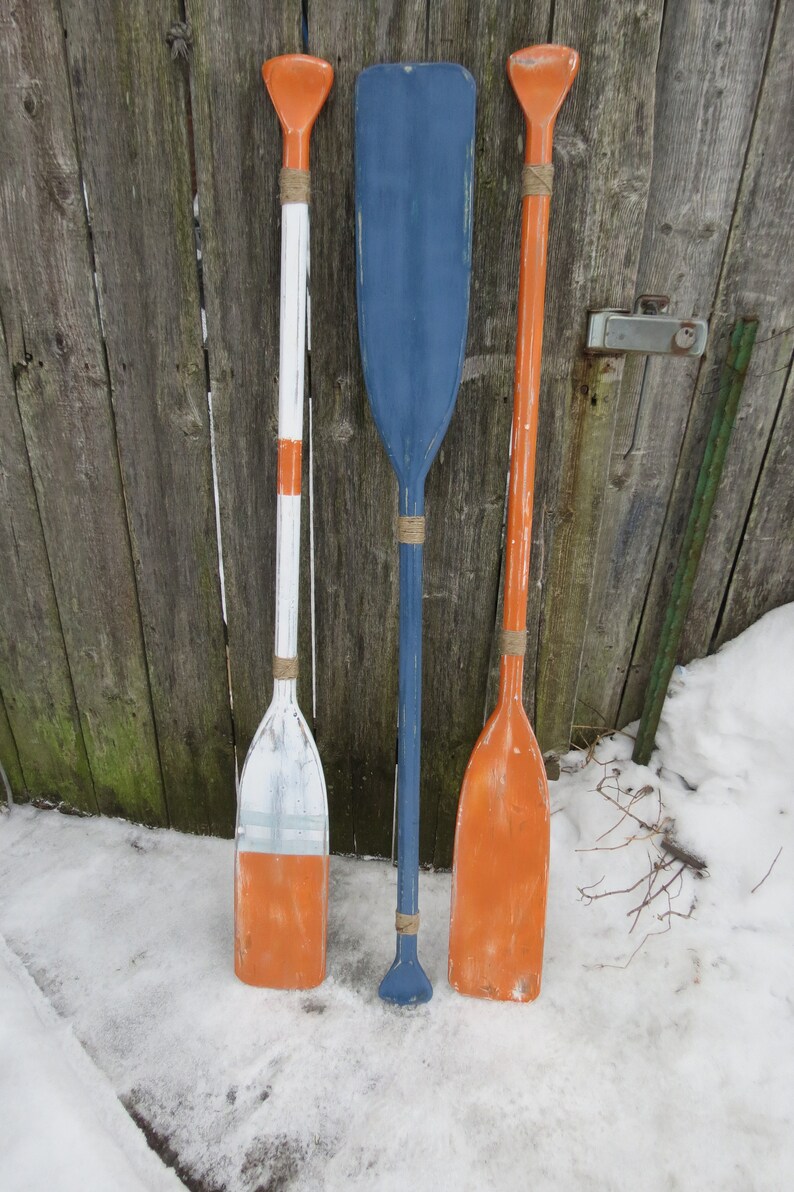 Oar Wall Decor Decorative Oar 5 Ft Painted Oar Nautical - Etsy