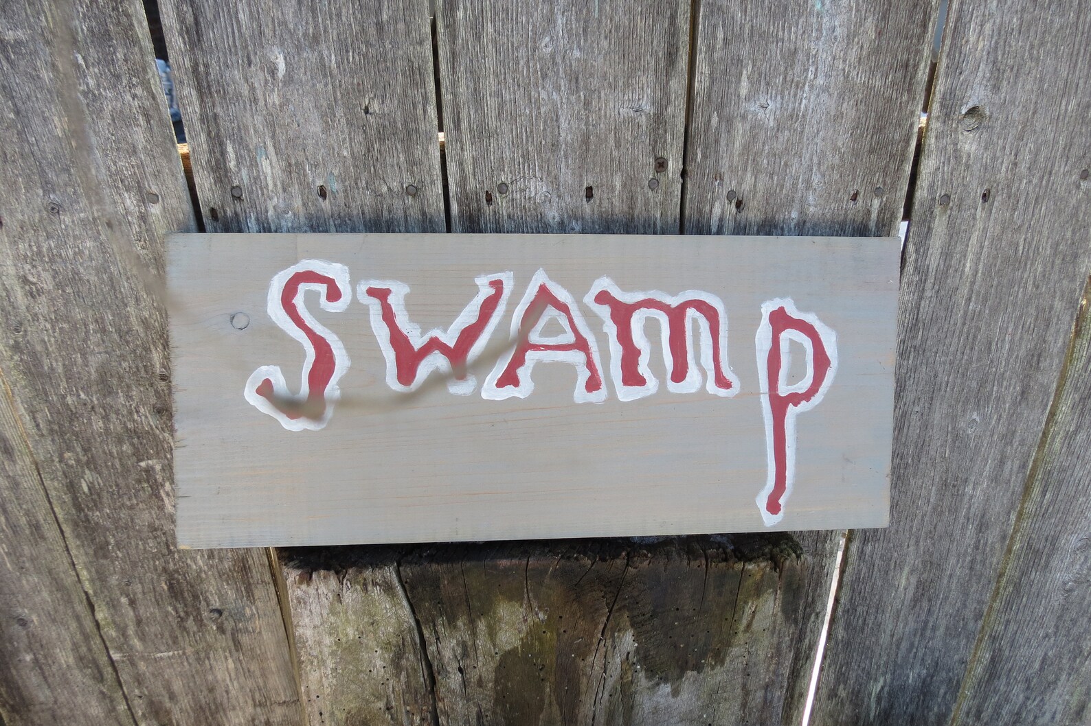 Hand Painted wood Sign SWAMP MASH Movie Memorabilia MASH | Etsy