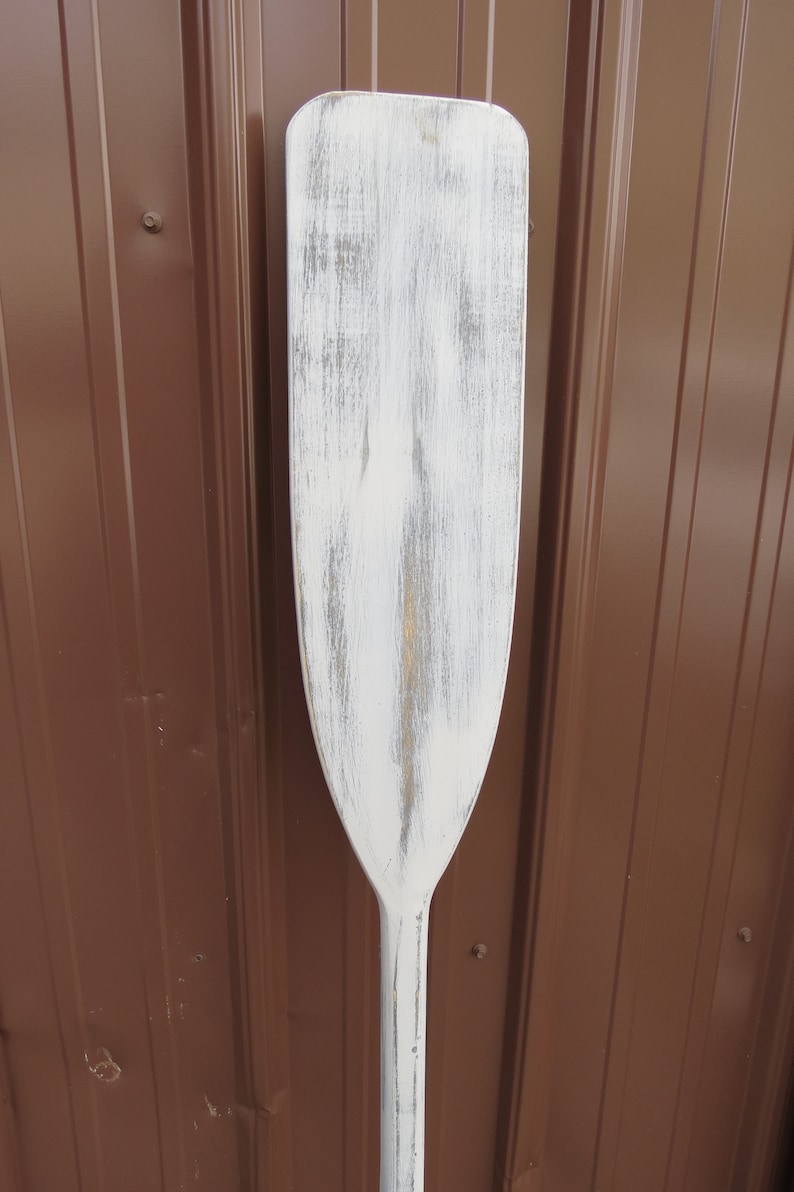 Boat Paddle 4ft, Vintage Look Weathered Wood, Wall Decor, Hand Painted ...