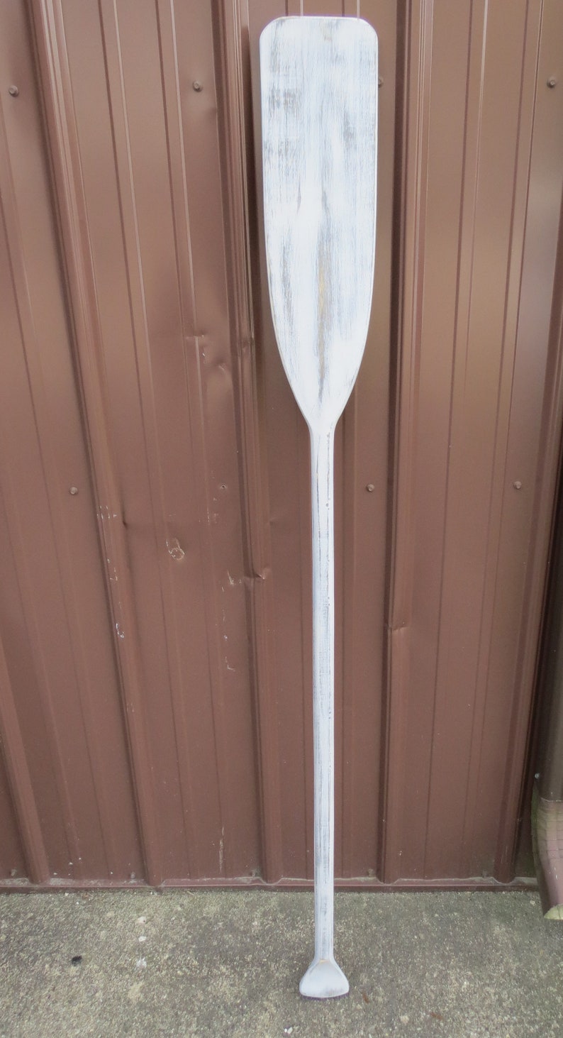 Boat Paddle 4ft, Vintage Look Weathered Wood, Wall Decor, Hand Painted ...