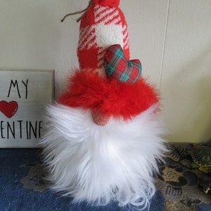 Valentine Gnome Gift Set Gnome and Wooden Be My Valentine - Etsy