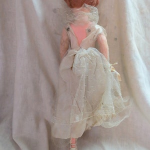 Creepy Old Bride Doll, Vintage Horror Collectible, Zombie Bride Spooky ...
