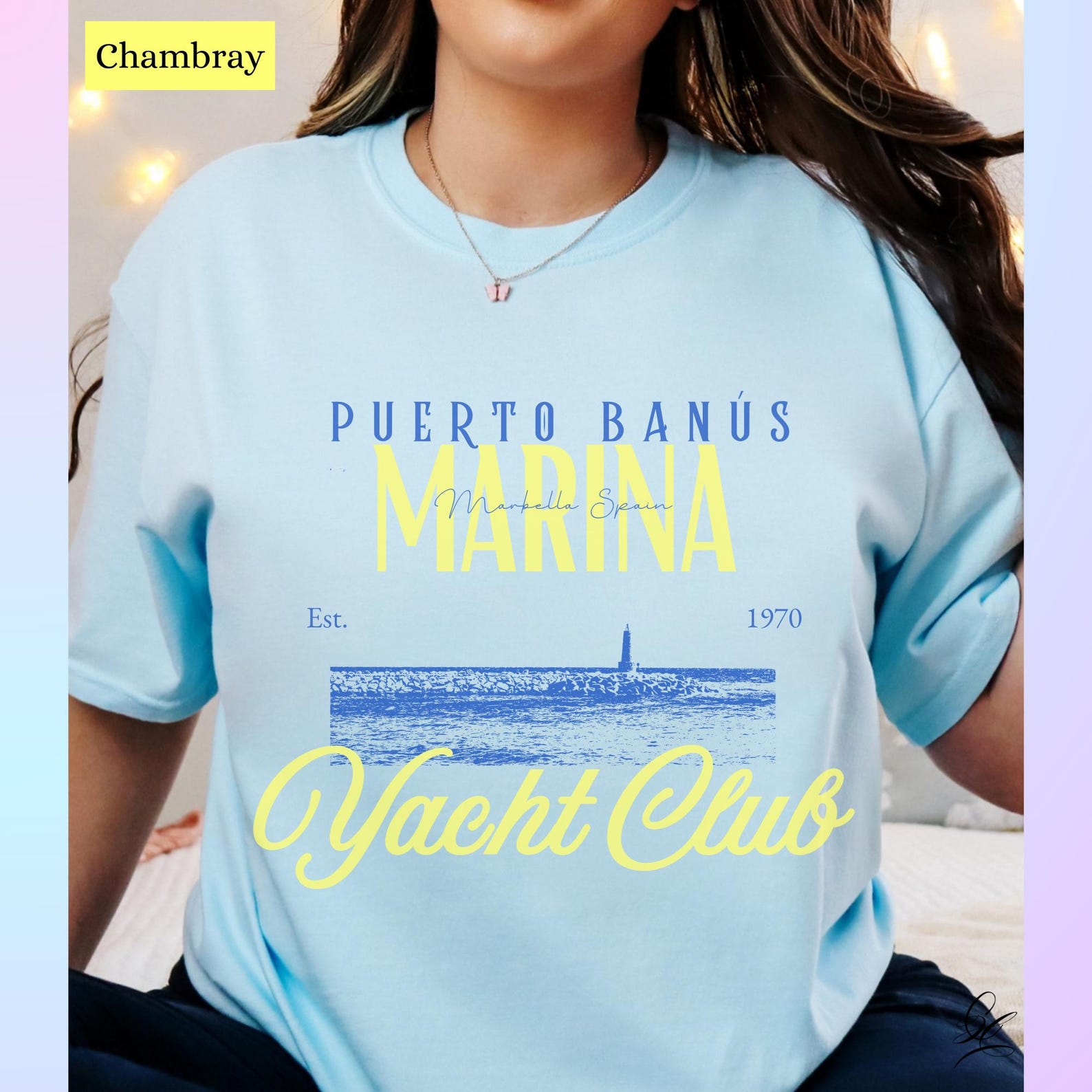 Spain Marbella Retro Yacht Club T-shirt, Luxury Nautical, Sailing ...
