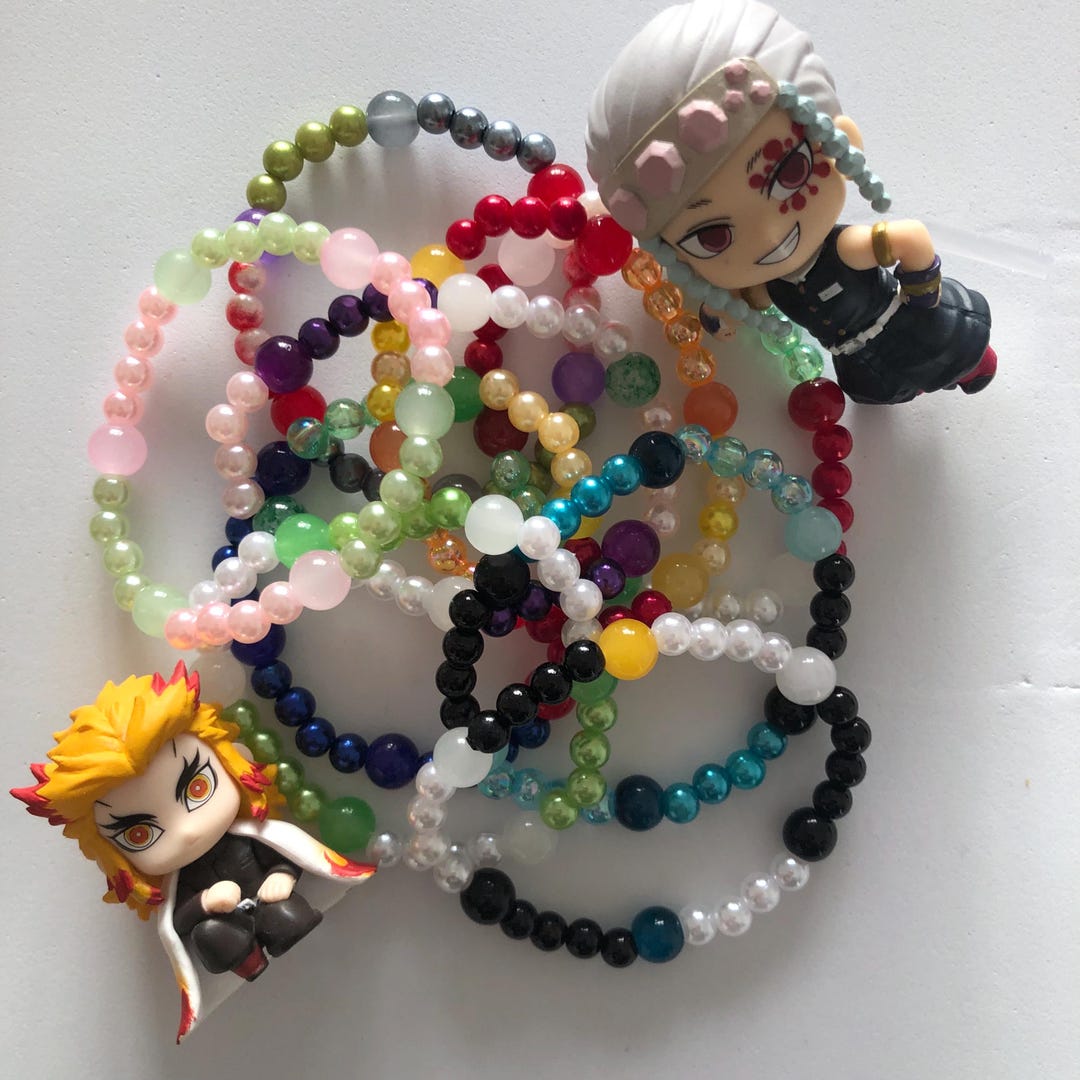 DEMON SLAYER Inspired Hashira Bracelets - Etsy