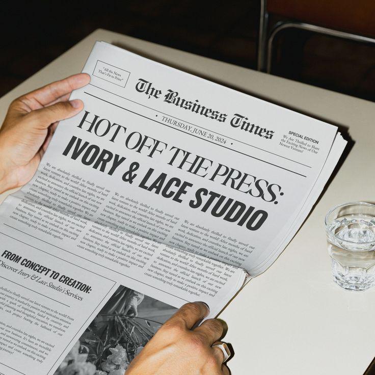 Editable Newspaper Ad Template for Nail & Beauty Professionals ...