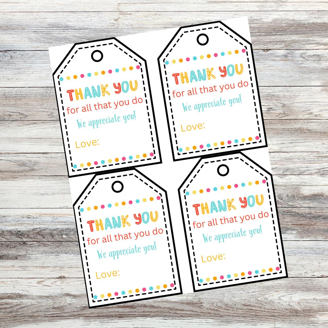 Teacher Appreciation, Thank You for All You Do Teacher Appreciation ...