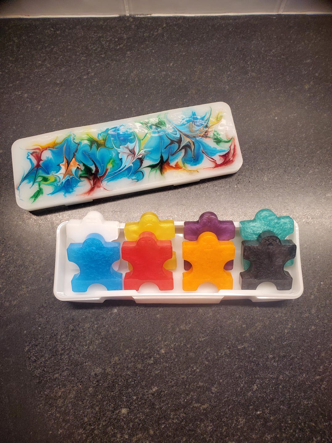 Stackables Fun Fidget People Toy - Unique Hand-made Resin Art ...