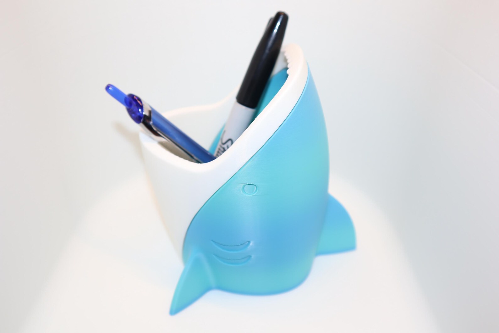 Cute Shark Pencil Holder Desk Organizer - Etsy