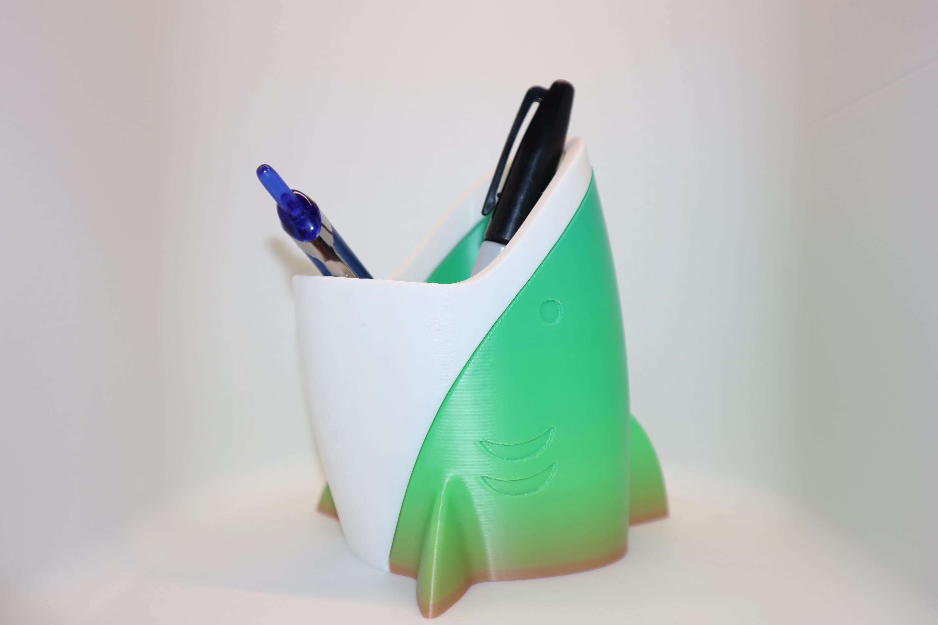Cute Shark Pencil Holder Desk Organizer - Etsy