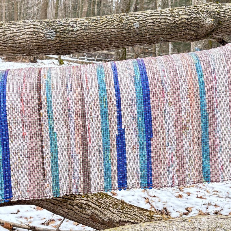 Rag Rug Runner - Etsy