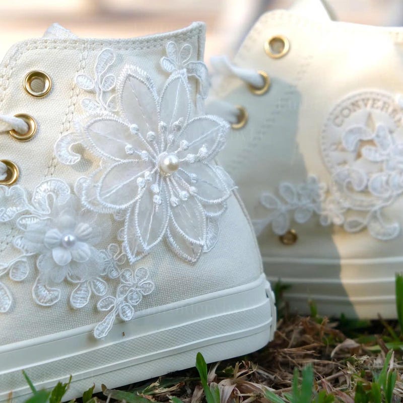 Bridal Converse - Etsy