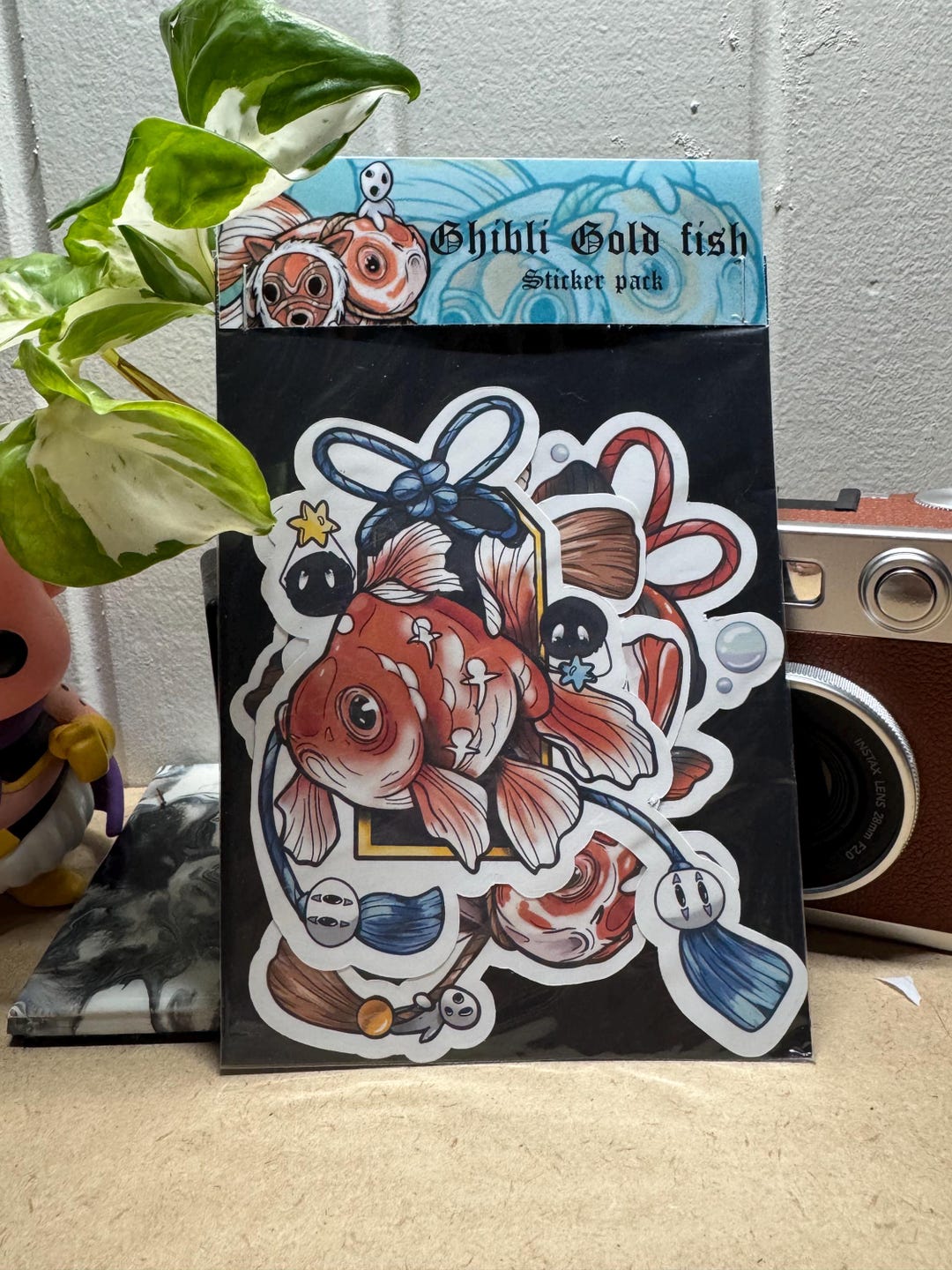 Ghibli Goldfish Sticker 3 Pack - Etsy