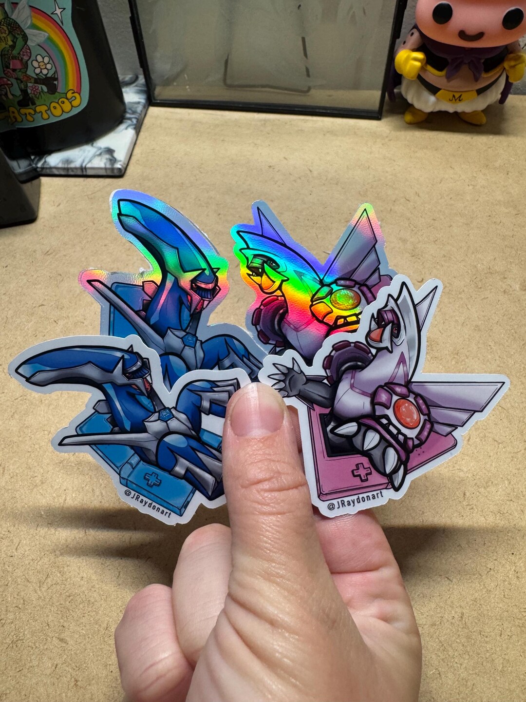 Pokémon Fourth Gen Dialiga and Palkia Stickers - Etsy